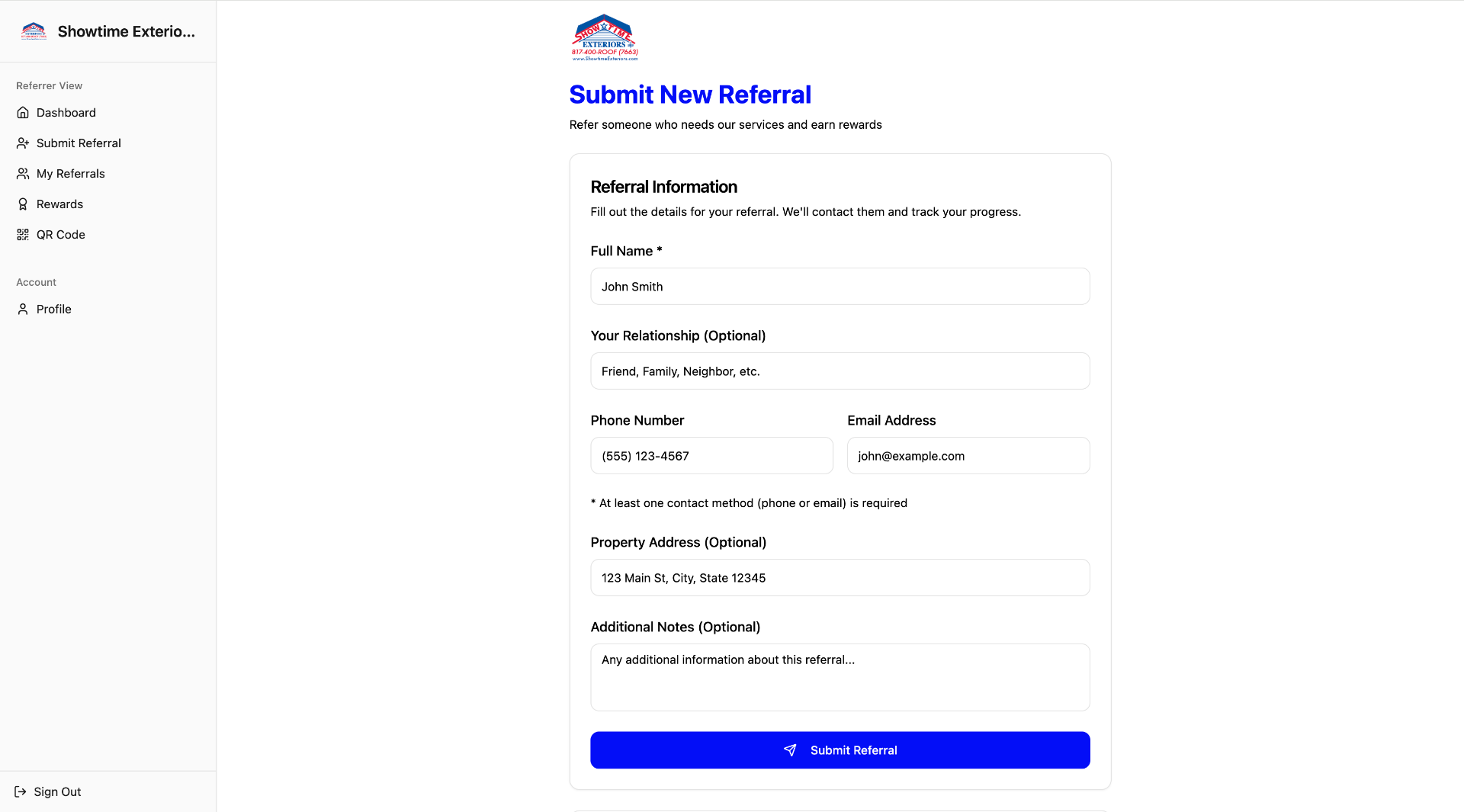 Check Out My Referrals